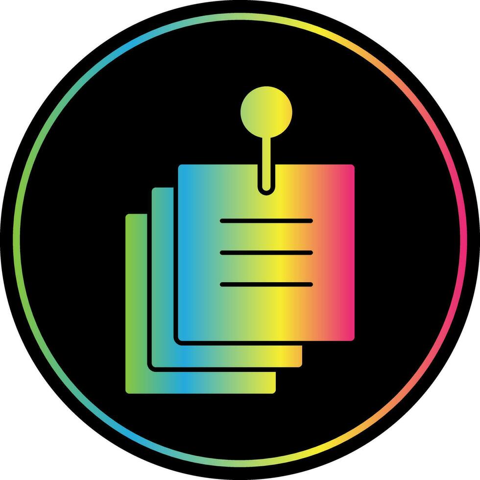 Notes Vector Icon Design 26819138 Vector Art at Vecteezy