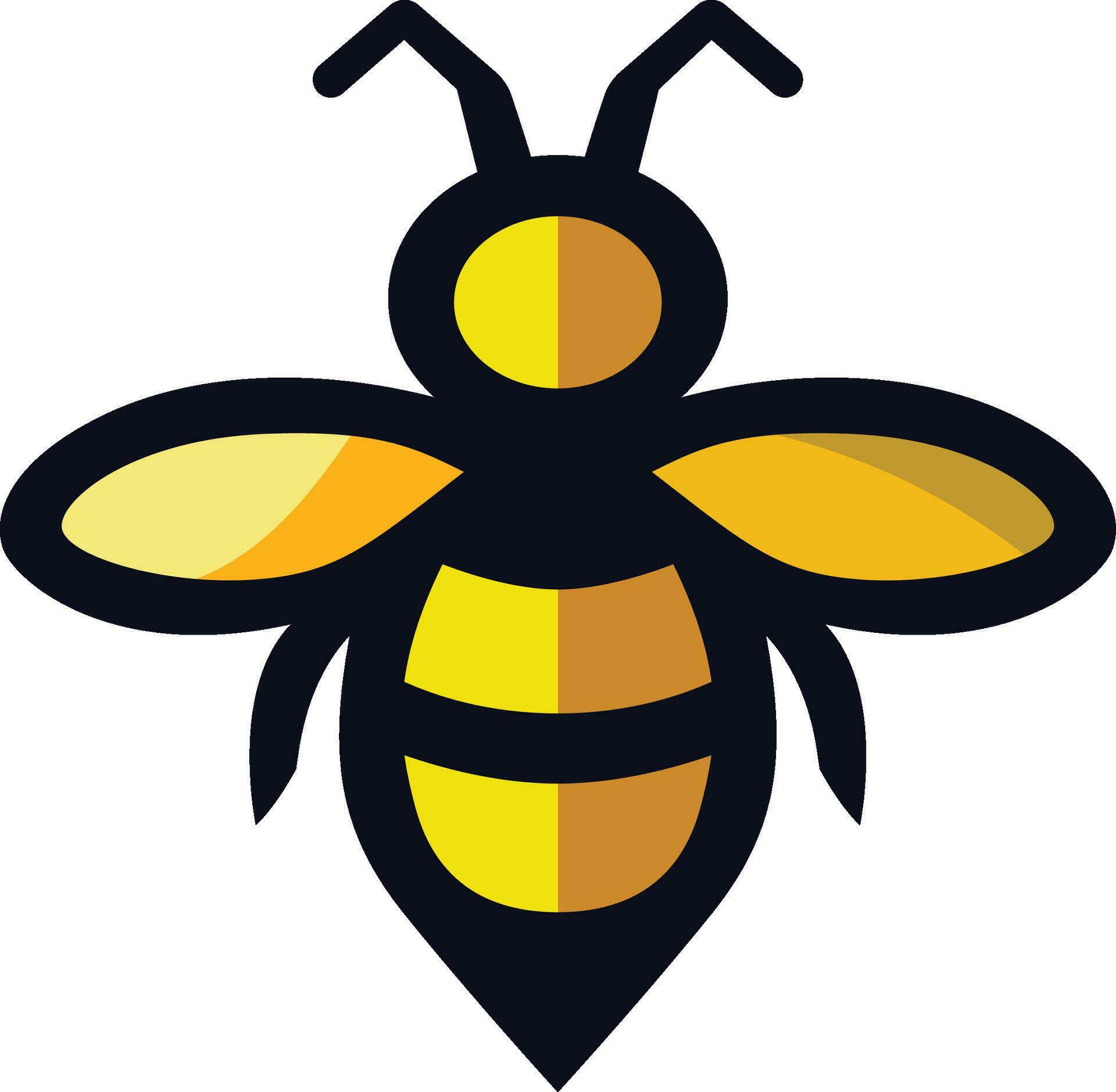 Bee logo vector icon symbol , logo template, Simple bee clip art ...