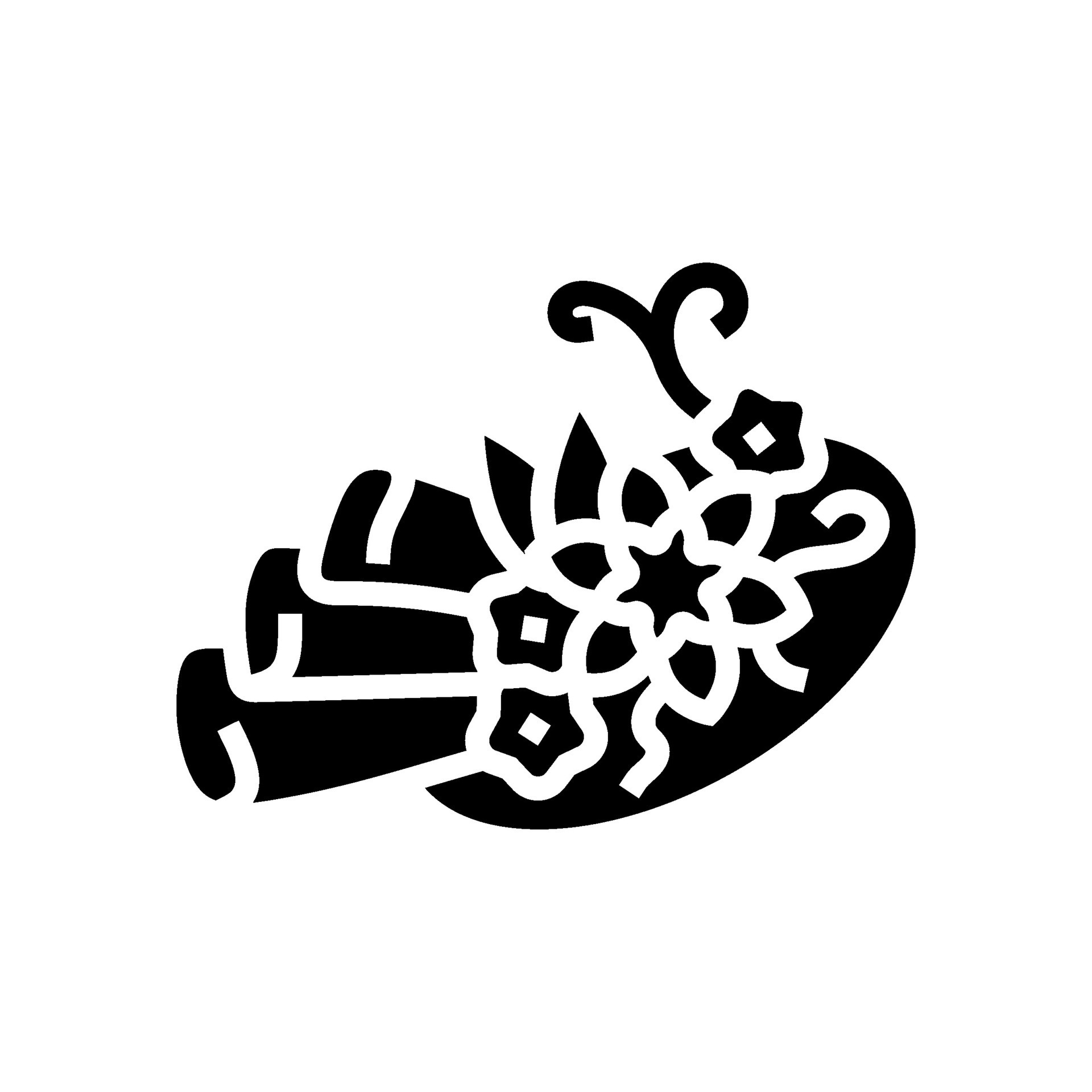 fascinator hat cap glyph icon vector illustration 26820335 Vector Art ...