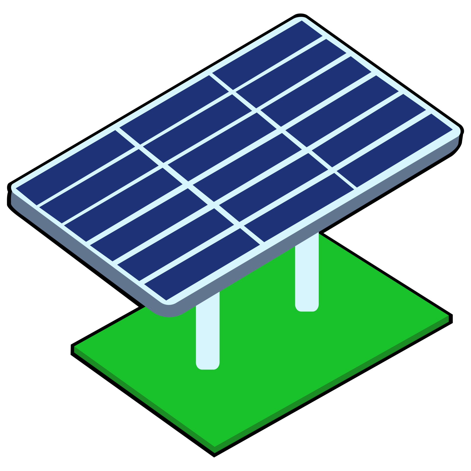 Solar panel clipart flat design on transparent background, clean energy ... Solar panel clipart flat design on transparent background, clean energy ...