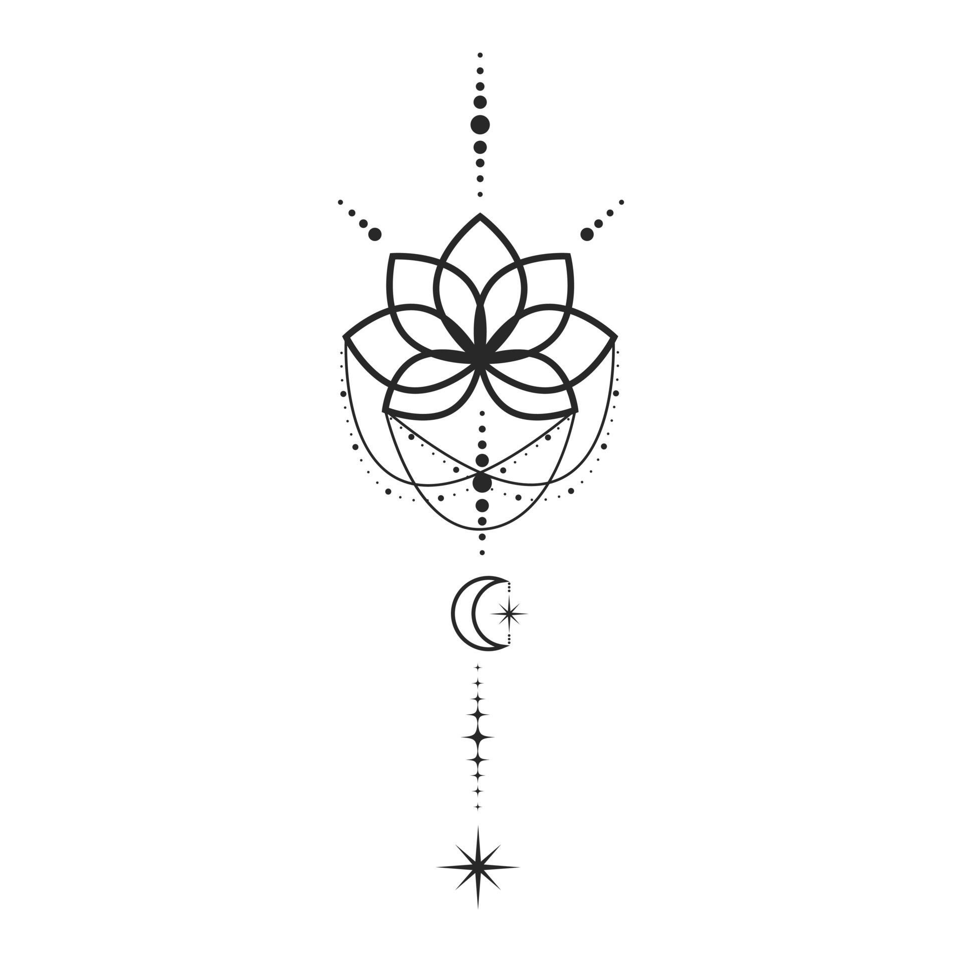 Line Art Lotus Flowers at Evelyn Saltsman blog