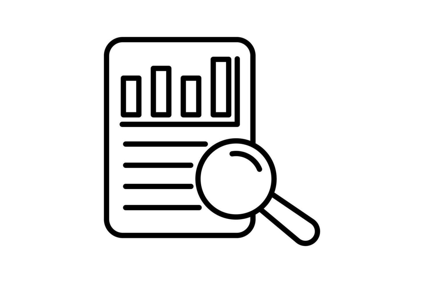 Survey data Icon. Icon related to survey. line icon style. Simple vector design editable ...