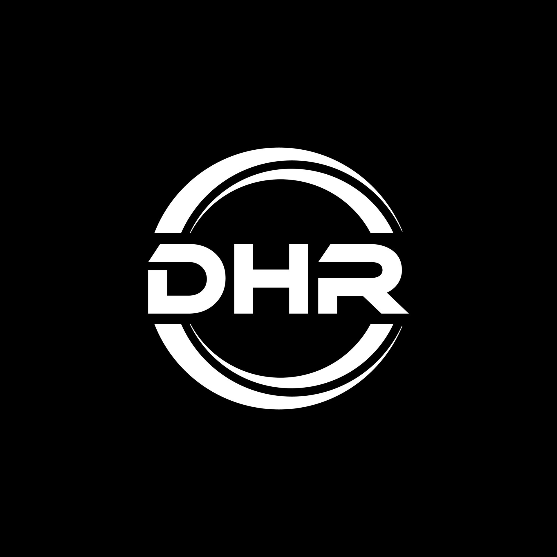 dhr logo diseño, inspiración para un único identidad. moderno elegancia ...