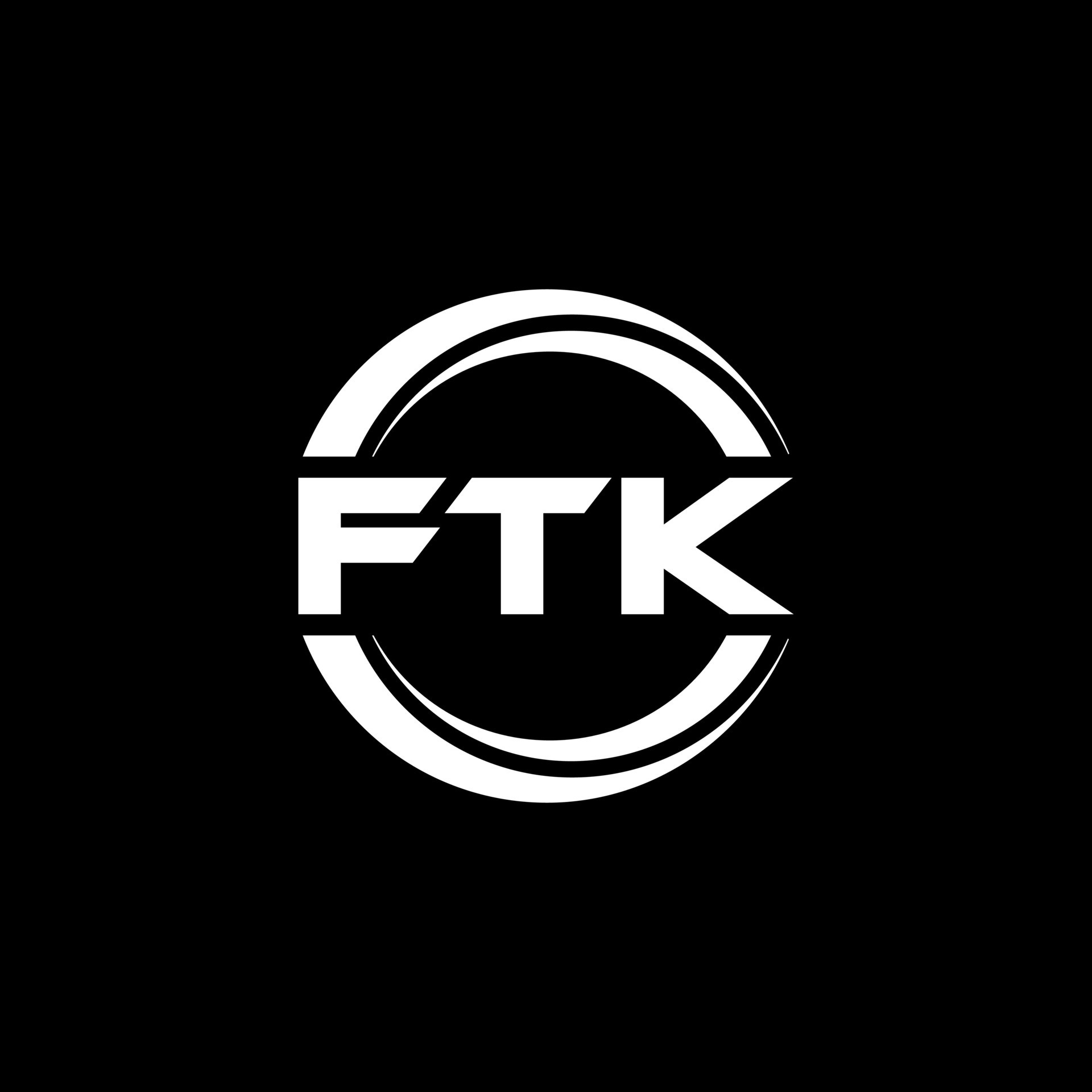 ftk logo diseño, inspiración para un único identidad. moderno elegancia y creativo diseño ...