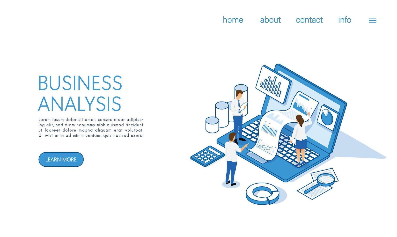 Landing Page Template Secure Login And Sign Up Concept Illustration