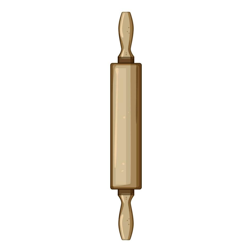Kitchen Rolling Pin Cartoon Vector Illustration 26826116 Vector Art At Vecteezy