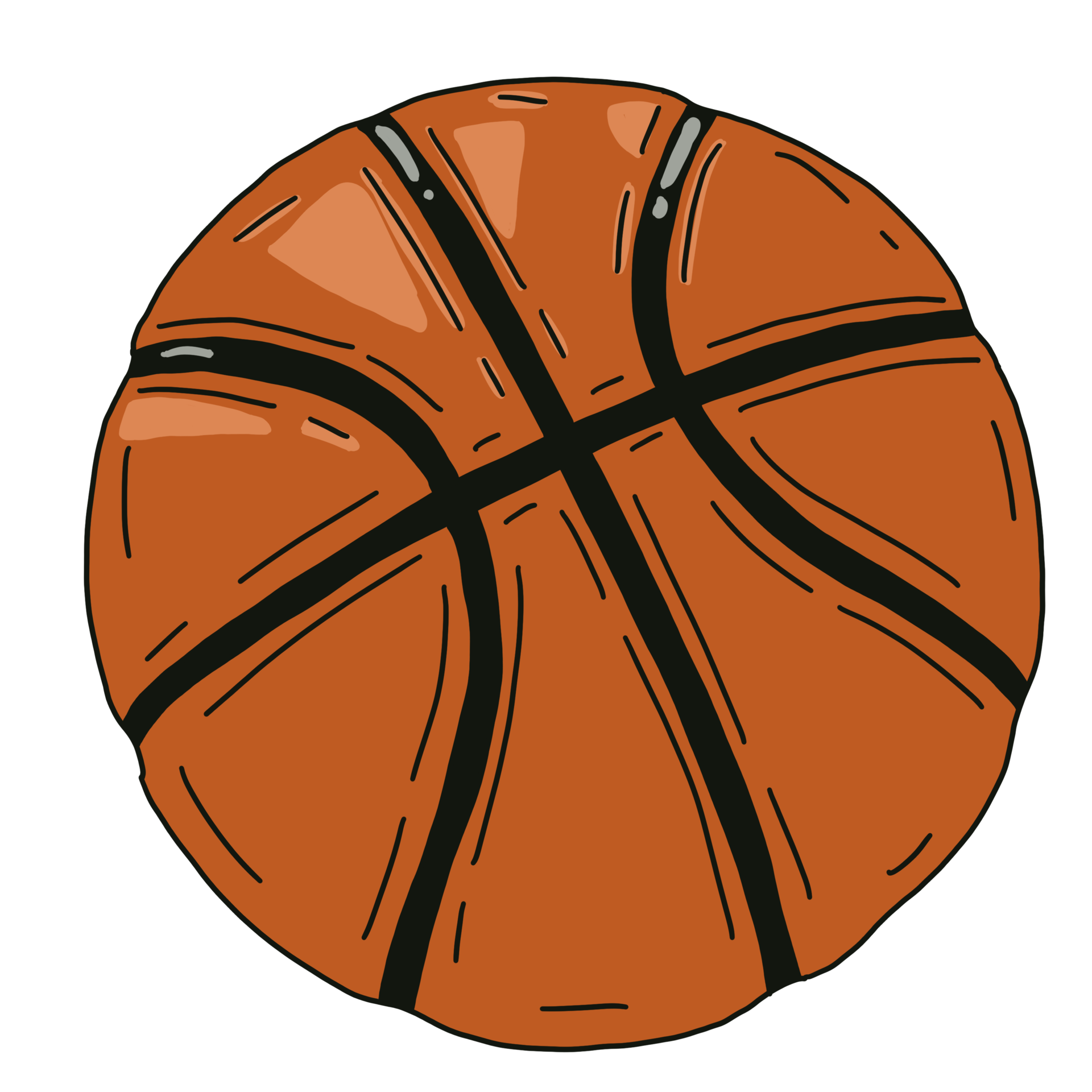 Basketball Ball Vector Illustration 26827597 Png