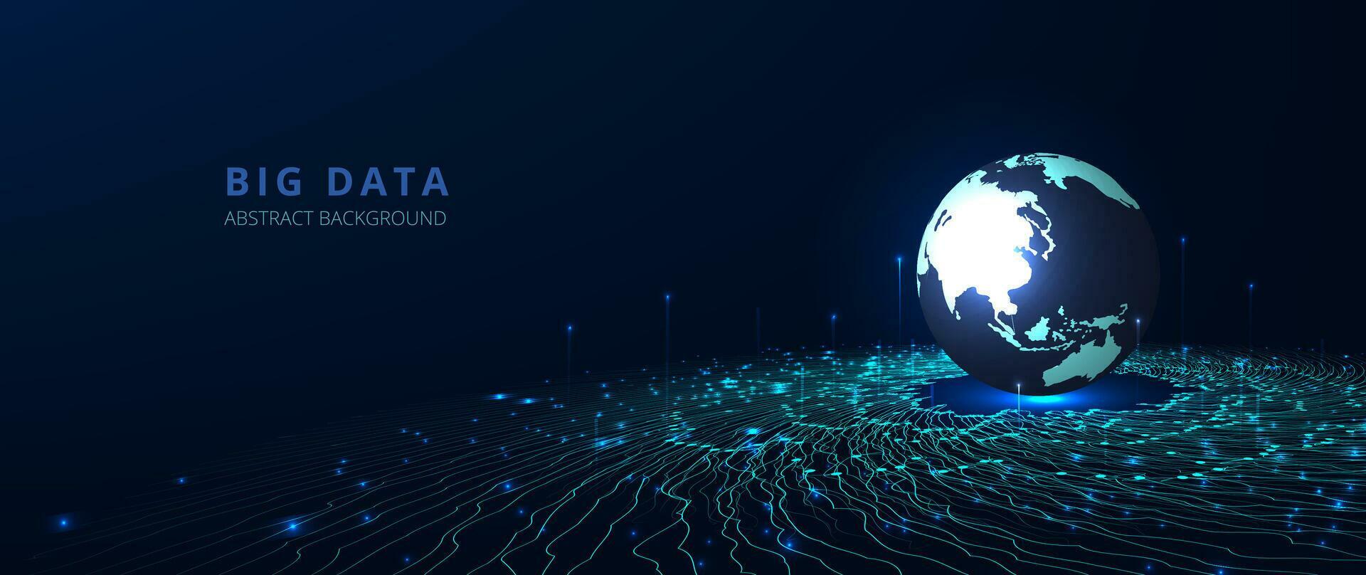 Big data network visualization concept. 26827666 Vector Art at Vecteezy