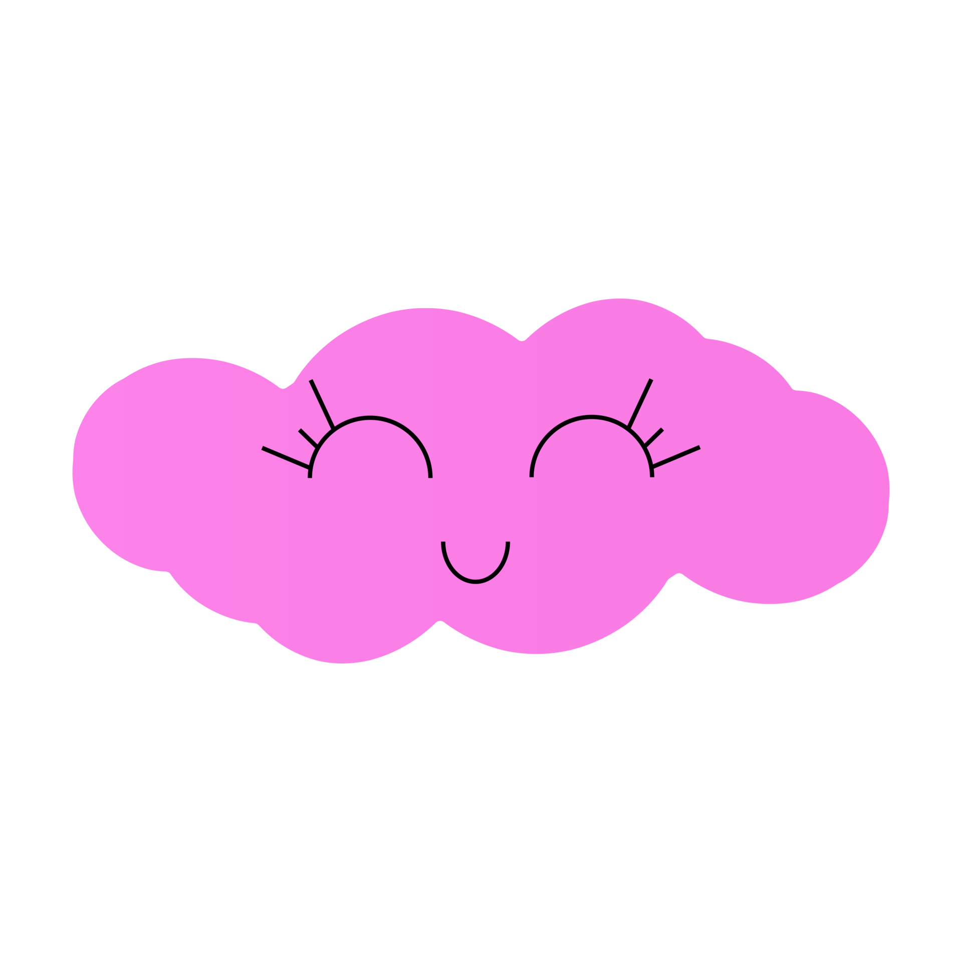 Cute Cartoon Cloud 26830114 Png