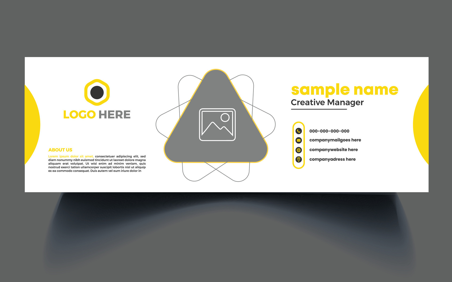 Corporate Modern Email Signature Design template. Email signature ... Corporate Modern Email Signature Design template. Email signature ...
