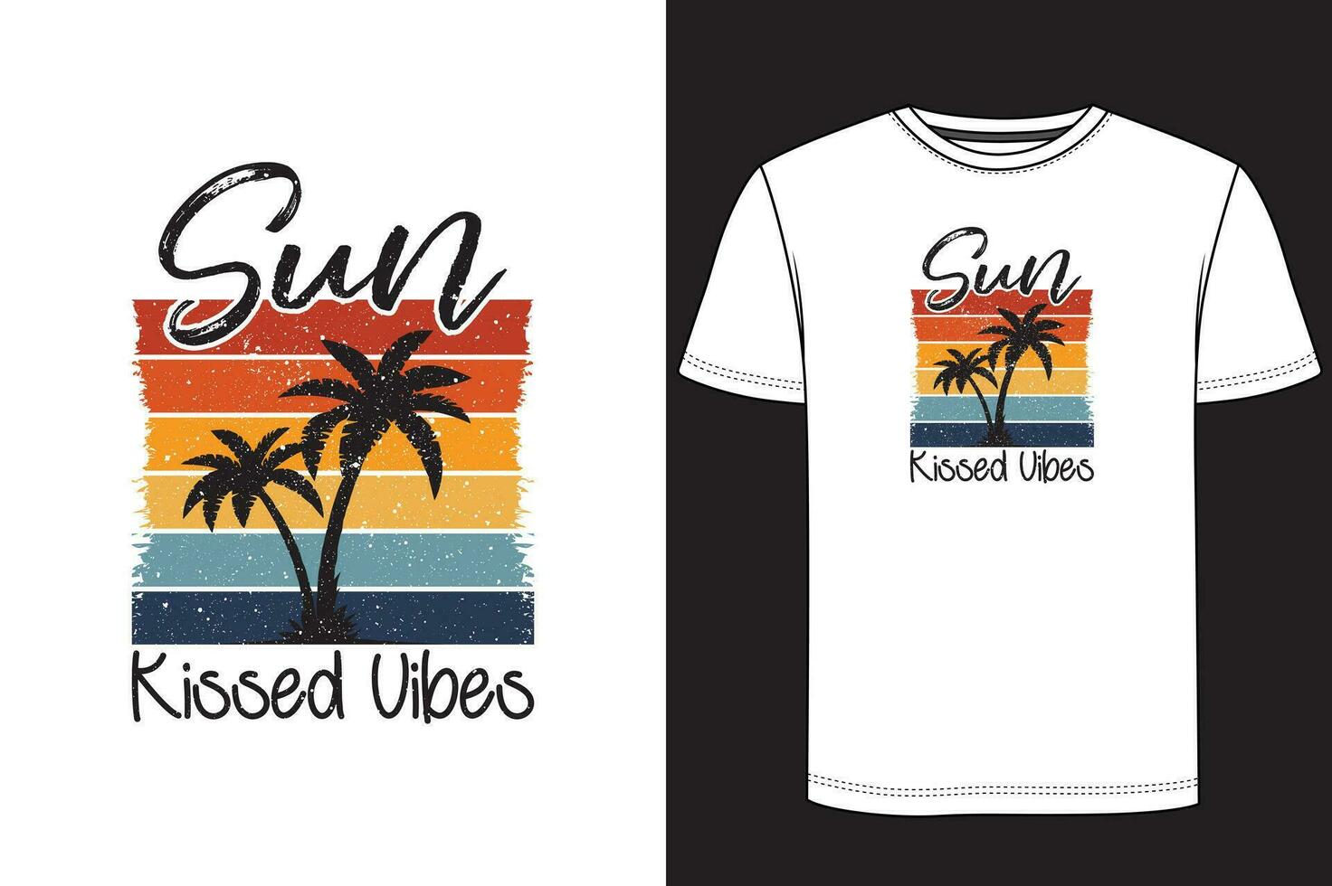 Sun kissed vibes t shirt design 26835331 Vector Art at Vecteezy