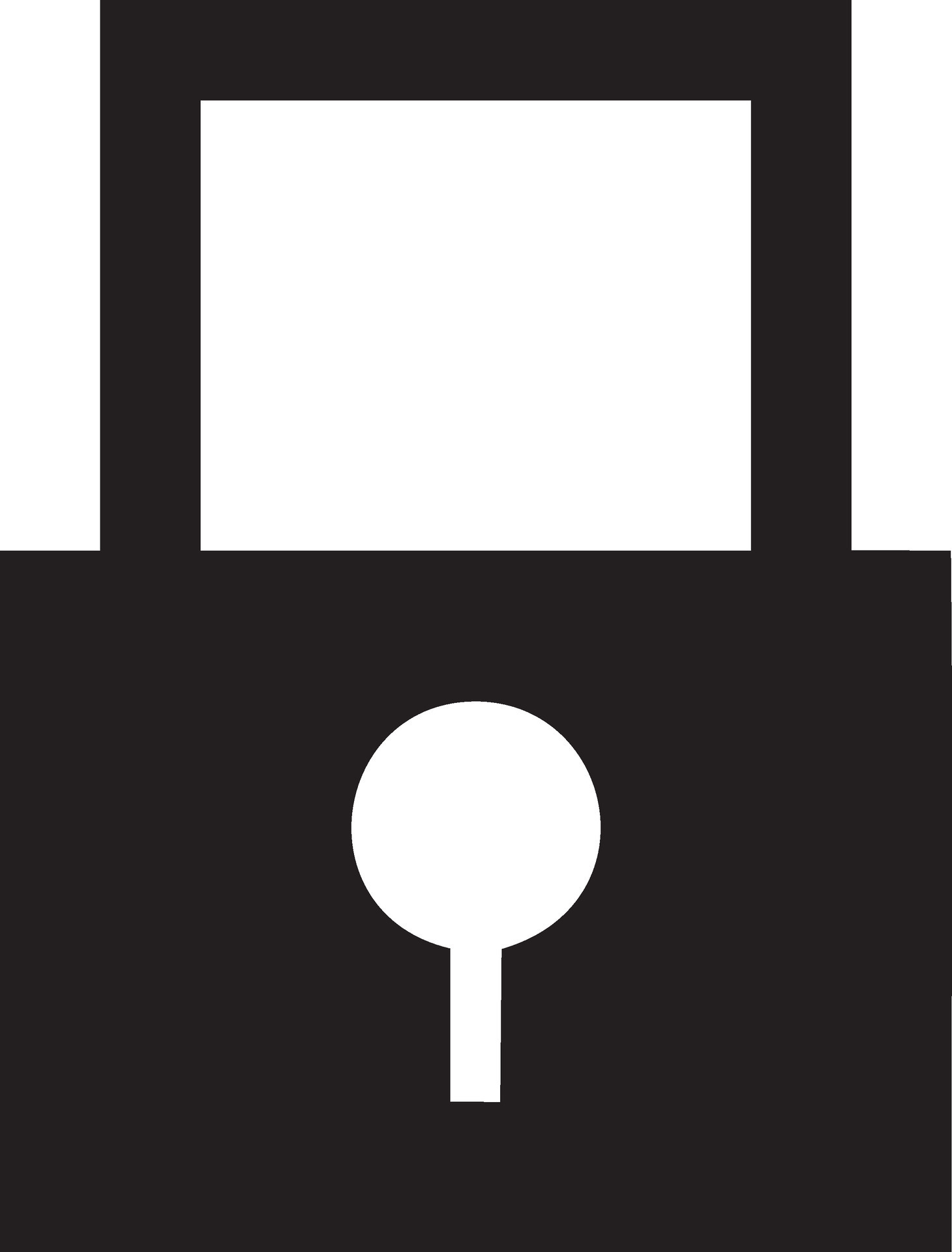 Lock Security Icon Symbol Vector Image Illustration Of The Key Secure