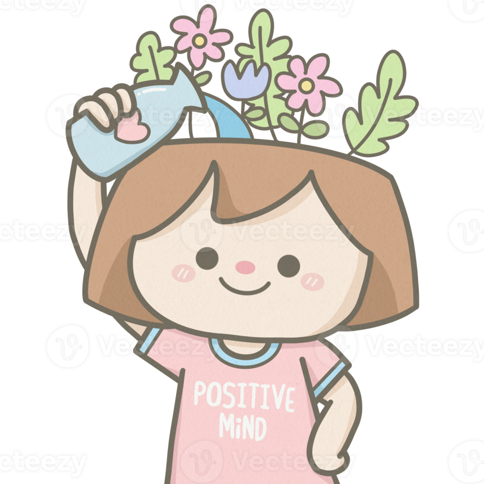 Good Mental Health Girl 26849865 Png