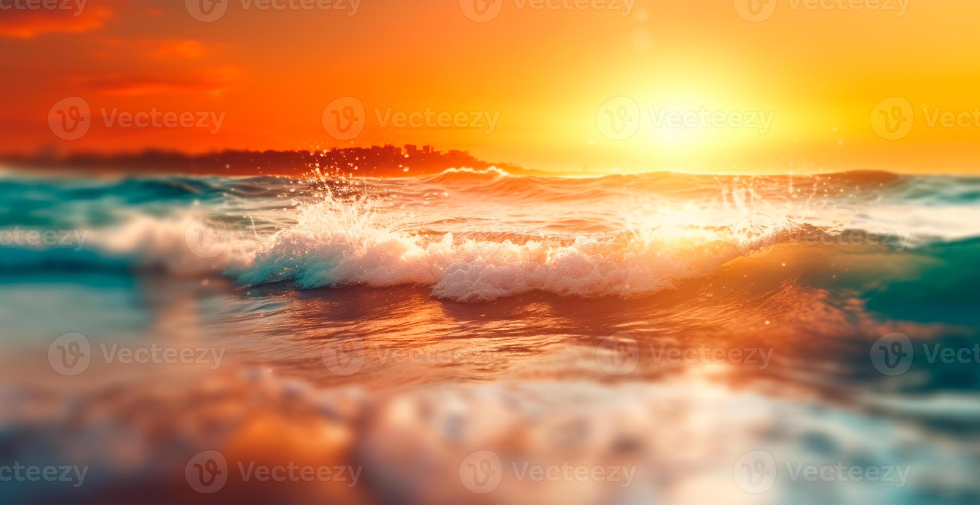 Bright sunny beach, vacation vacation concept at sea, ocean, tourism ...