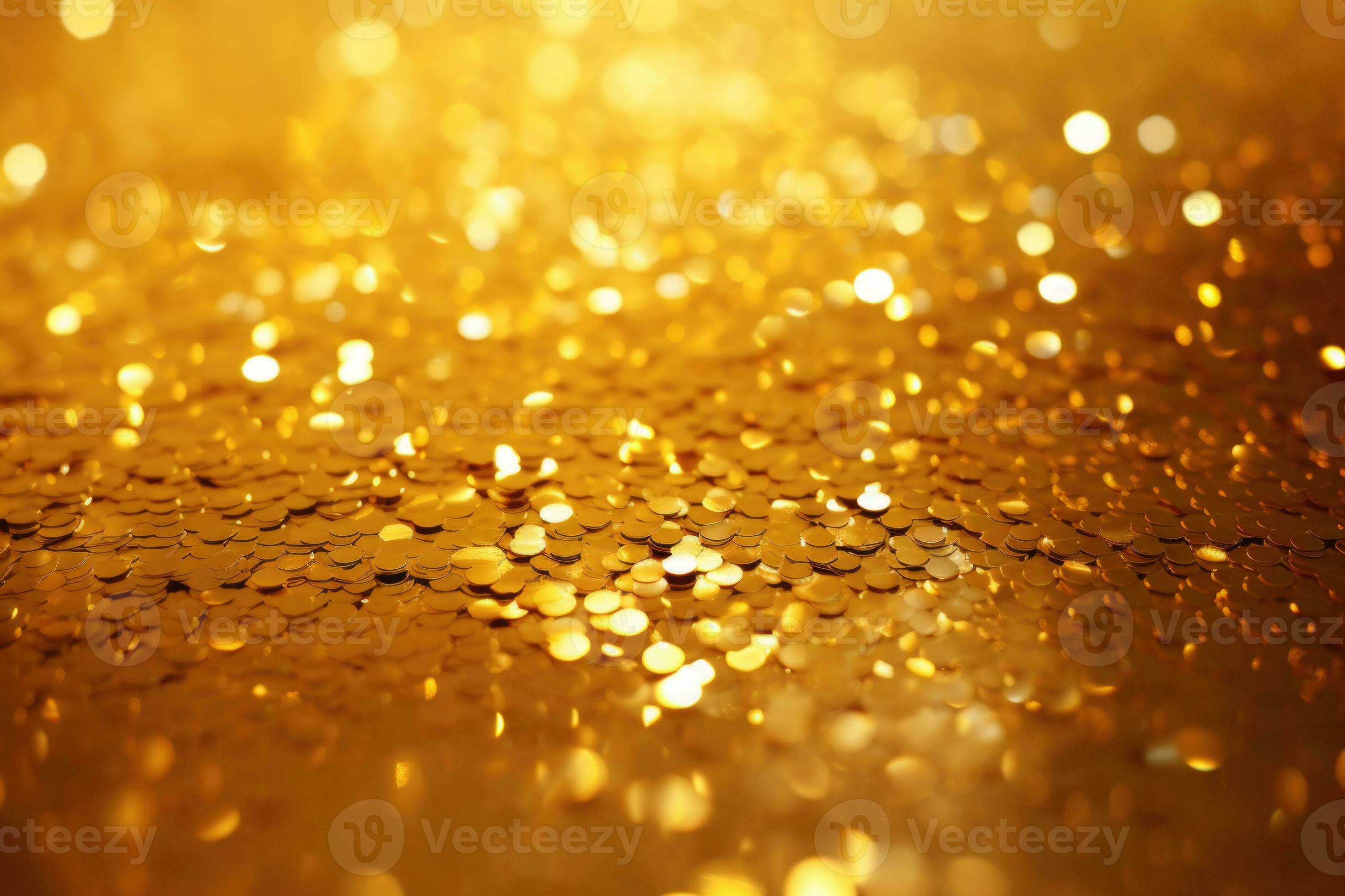 A shiny gold color glitter background. AI generated 26852512 Stock Photo at Vecteezy