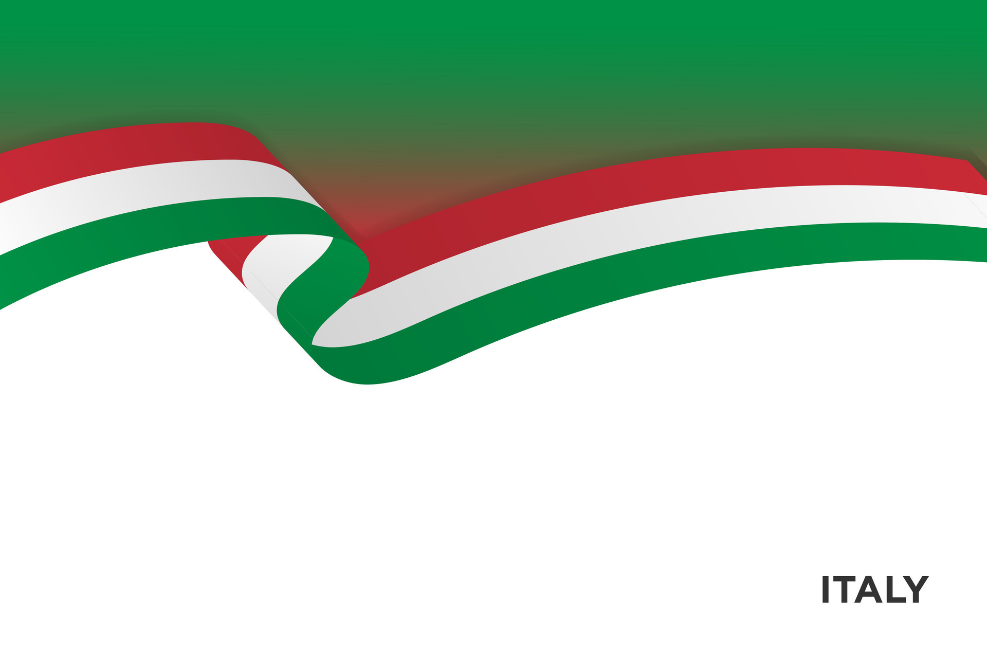 Waving Italian Flag Background Template with copy space. Flag of Italy ... Waving Italian Flag Background Template with copy space. Flag of Italy ...