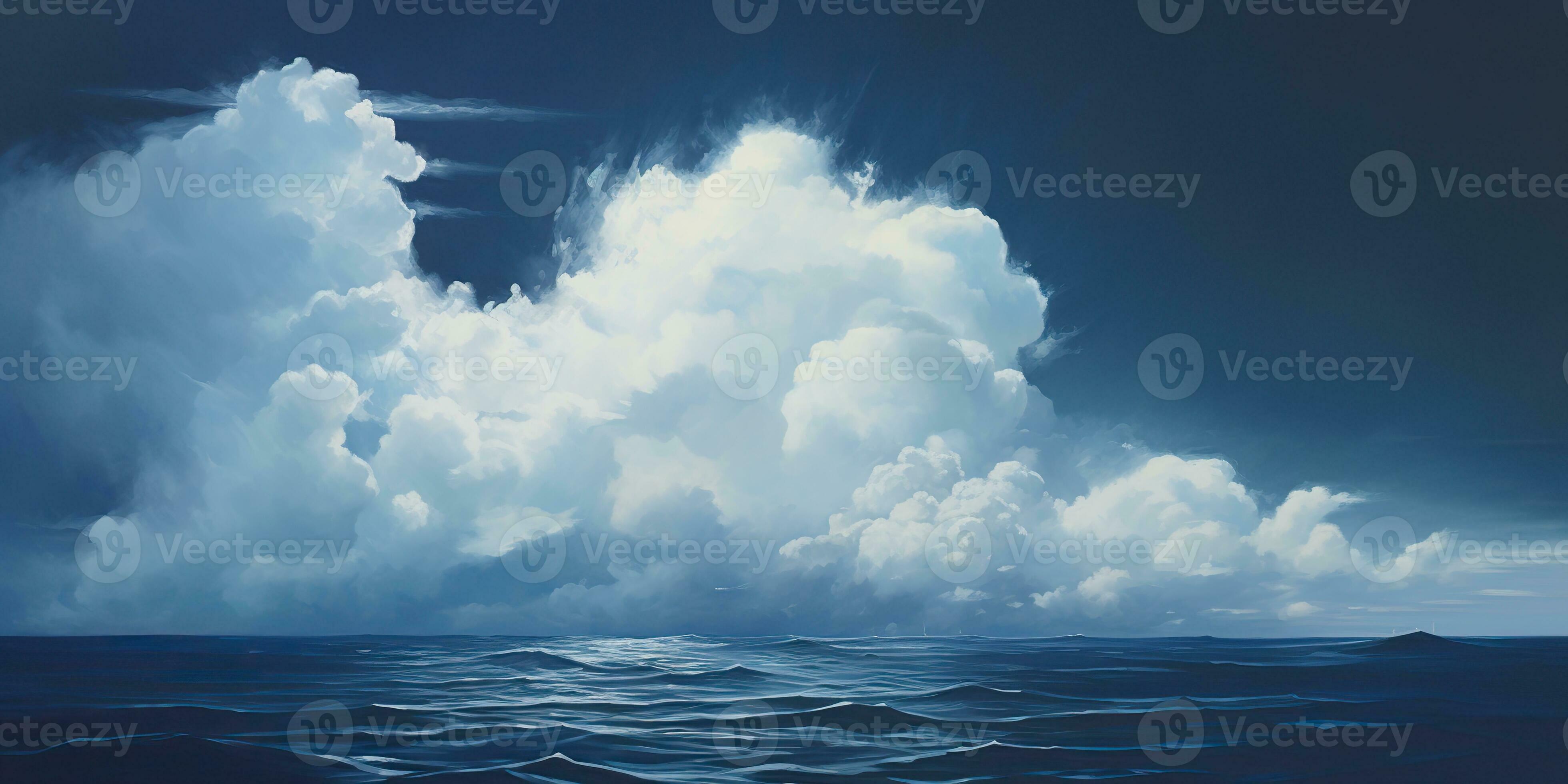 AI Generated. AI Generative. Outdoor nature navy nautical marine ...