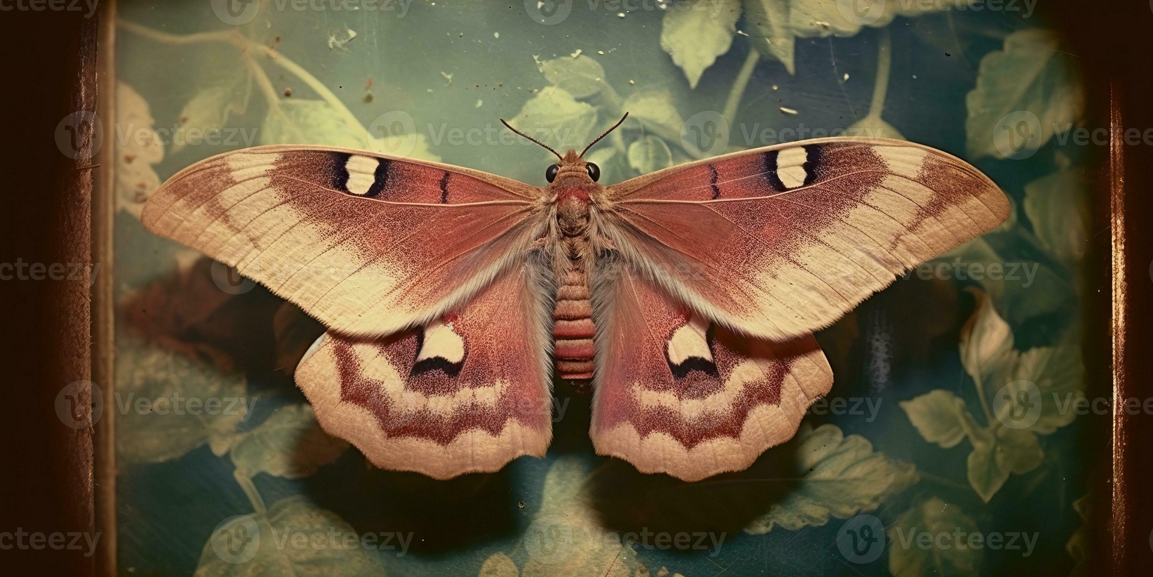 AI Generated. AI Generative. photo realistic illustration of A macro of a rare beautiful lunar ...