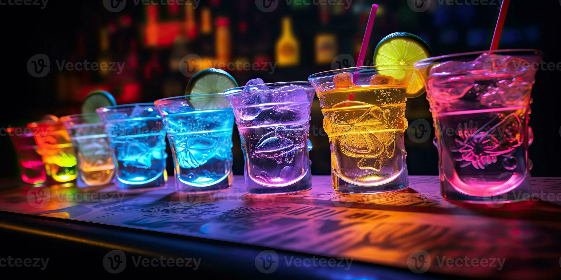 Neon Alcoholic Drinks