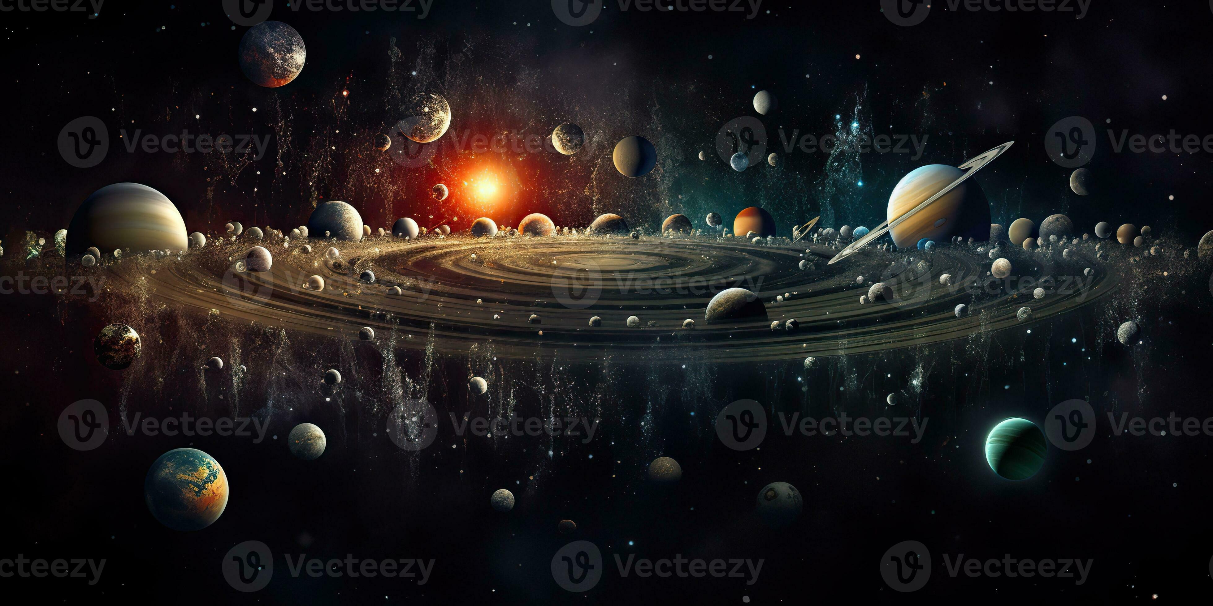 AI Generated. AI Generative. Solar system universe galaxy space planets ... AI Generated. AI Generative. Solar system universe galaxy space planets ...
