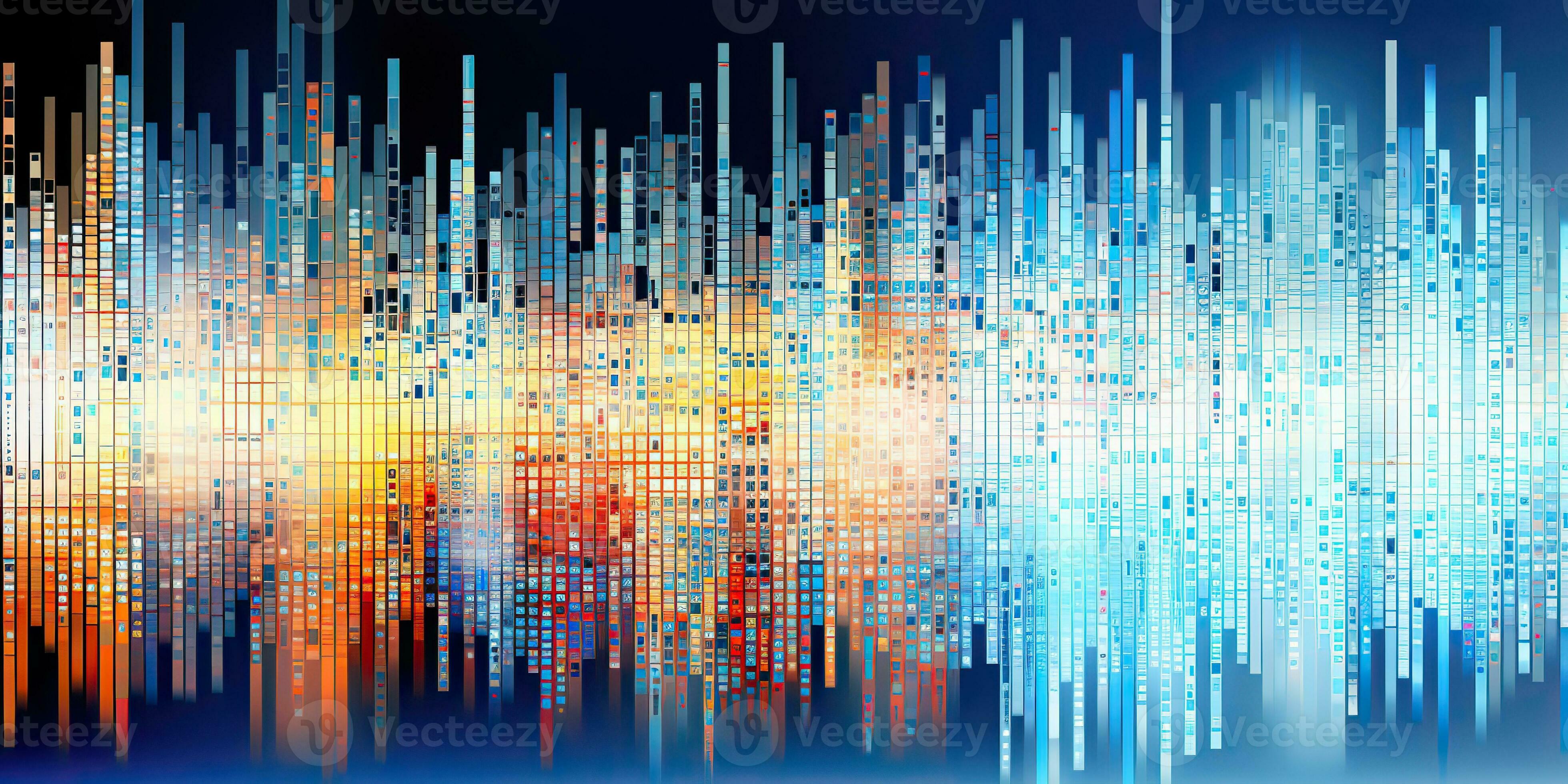 AI Generated. AI Generative. Data science coding programming work business technology abstract ...