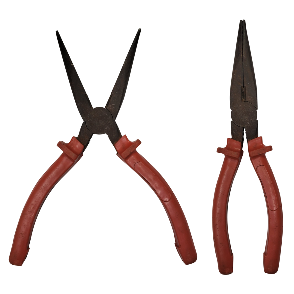 Long Nose Cutting Plier 26911123 Png