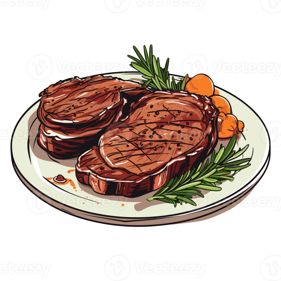 Grilled Steak Clipart Generative Ai 26912523 Png