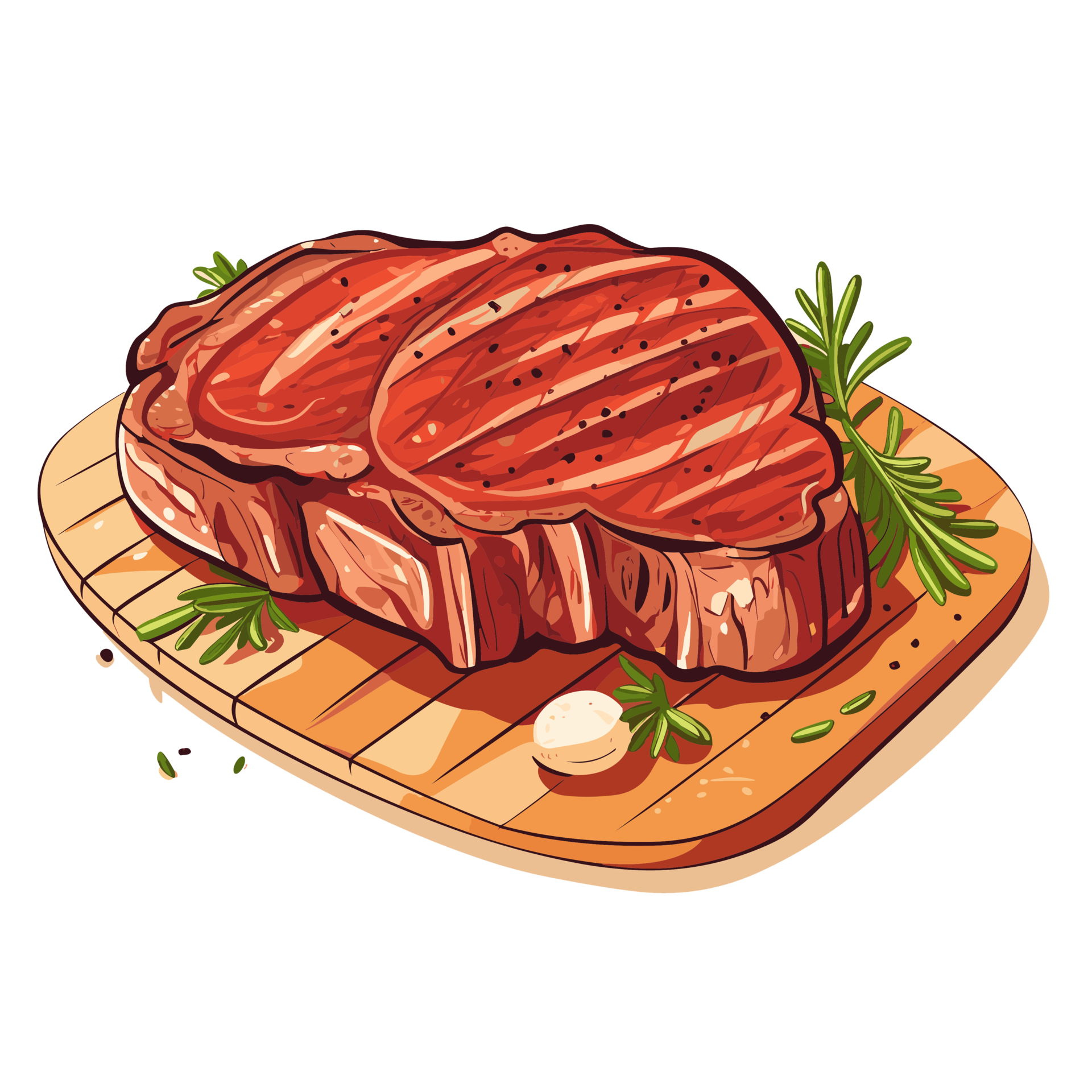 Grilled Steak Clipart Generative Ai 26912525 Png