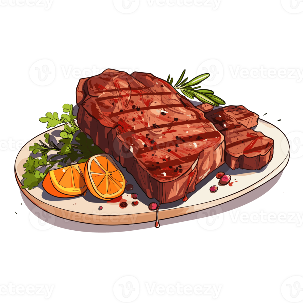 Grilled Steak Clipart Generative Ai 26912535 Png