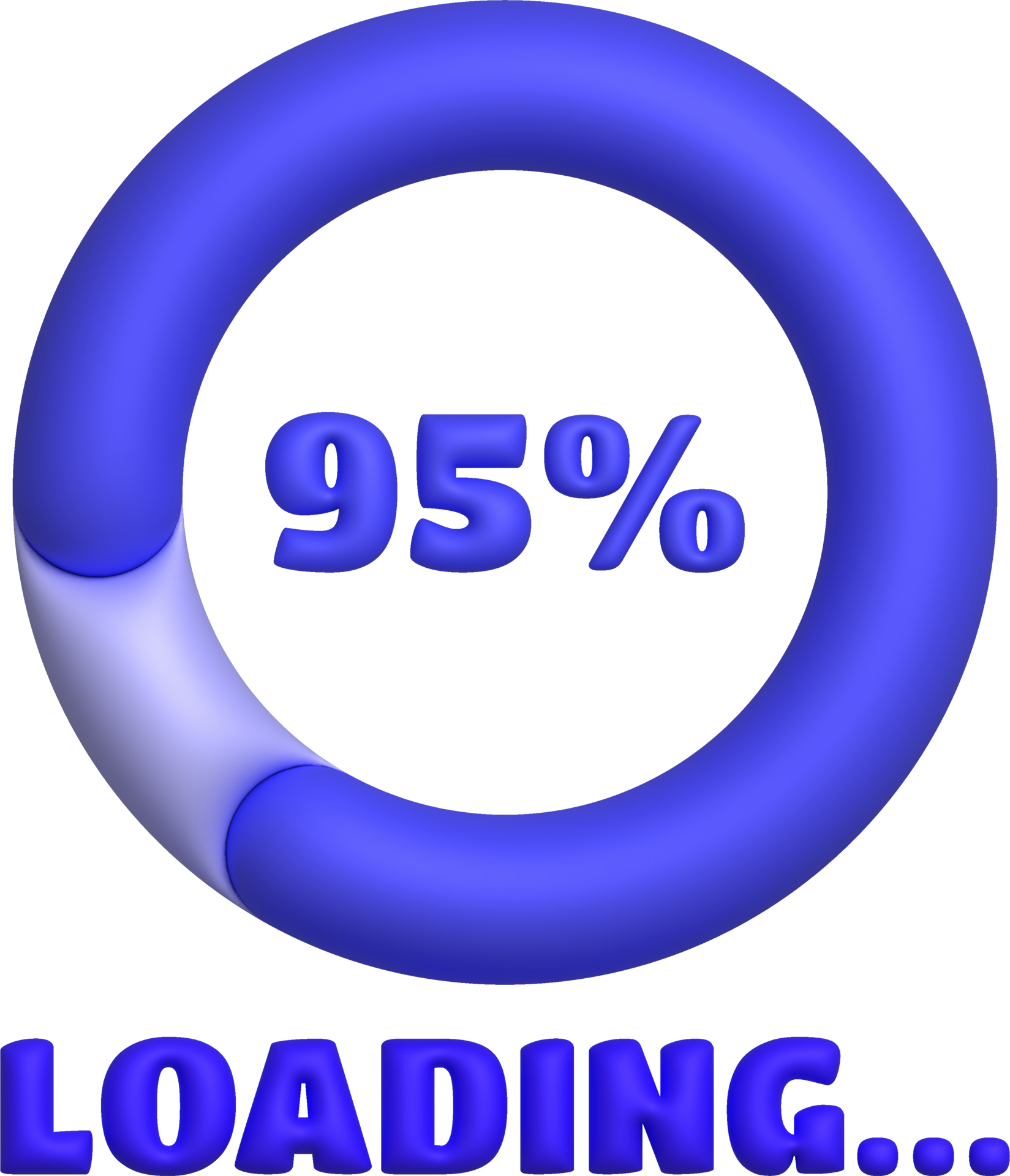 Loading Bar And Progress Visualization Loading Status Collection Web Design Elements 3d