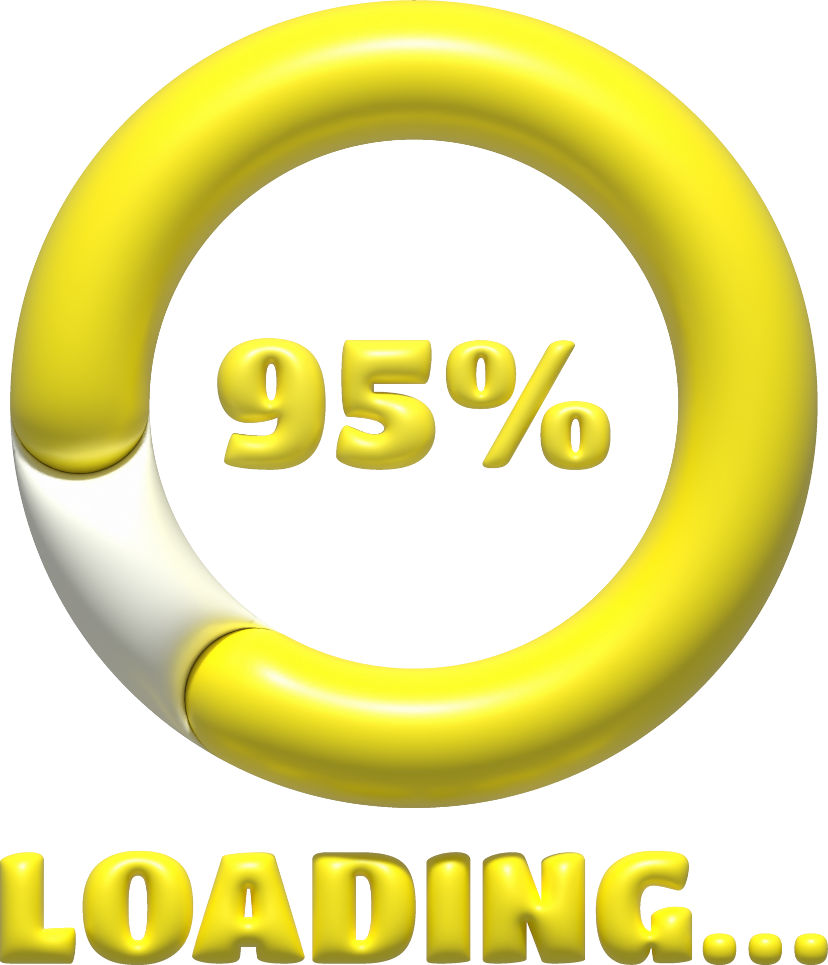 Loading Bar And Progress Visualization Loading Status Collection Web Design Elements 3d