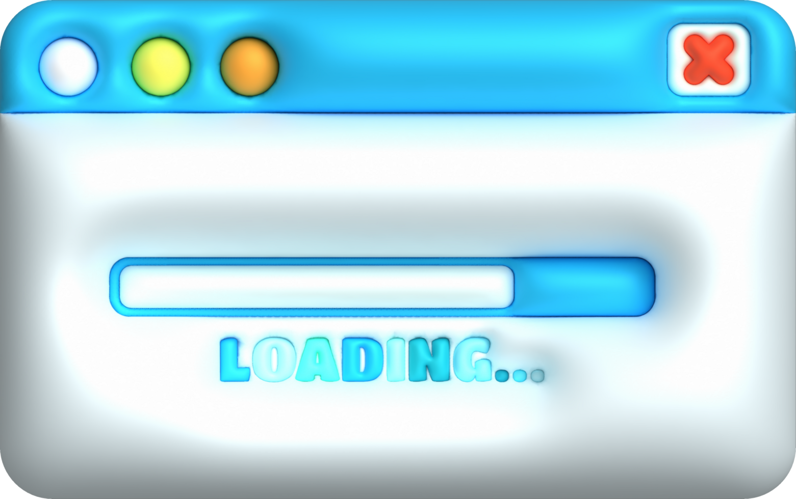 Loading Bar And Pop Up Progress Visualization Loading Status Collection Web Design Elements 3d