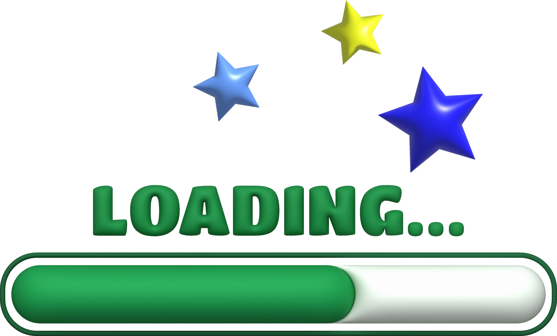 Loading Bar And Progress Visualization Loading Status Collection Web Design Elements 3d