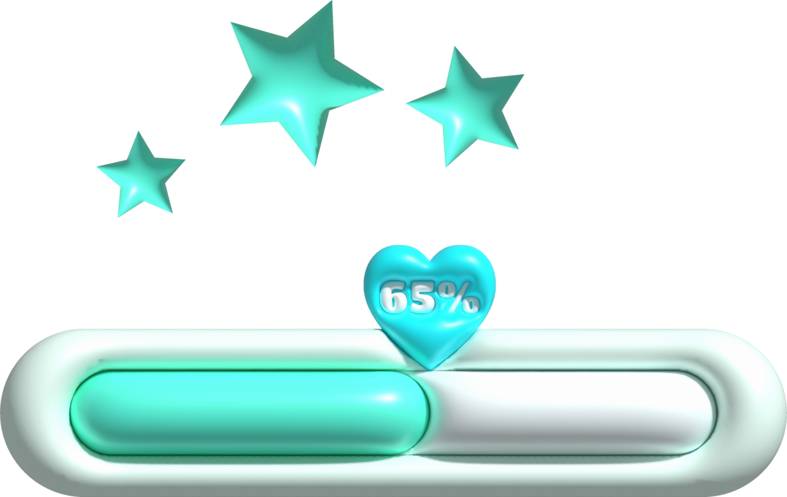 Loading bar and heart-shaped progress visualization Loading status collection Web design ...