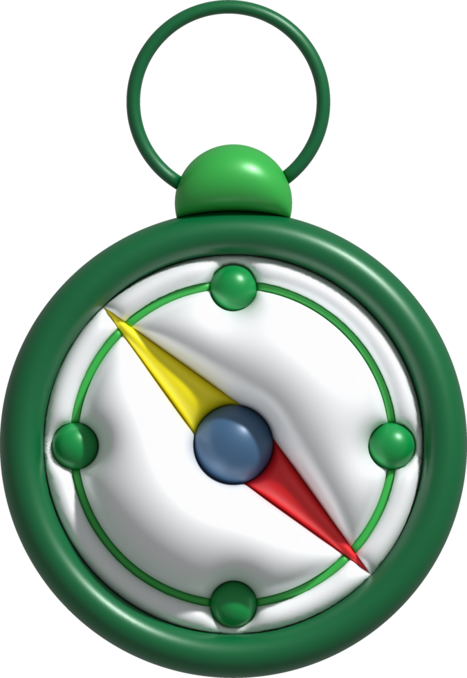 3d Illustration Compass Tool Navigation Device Compass Object For Navigation And Orientation
