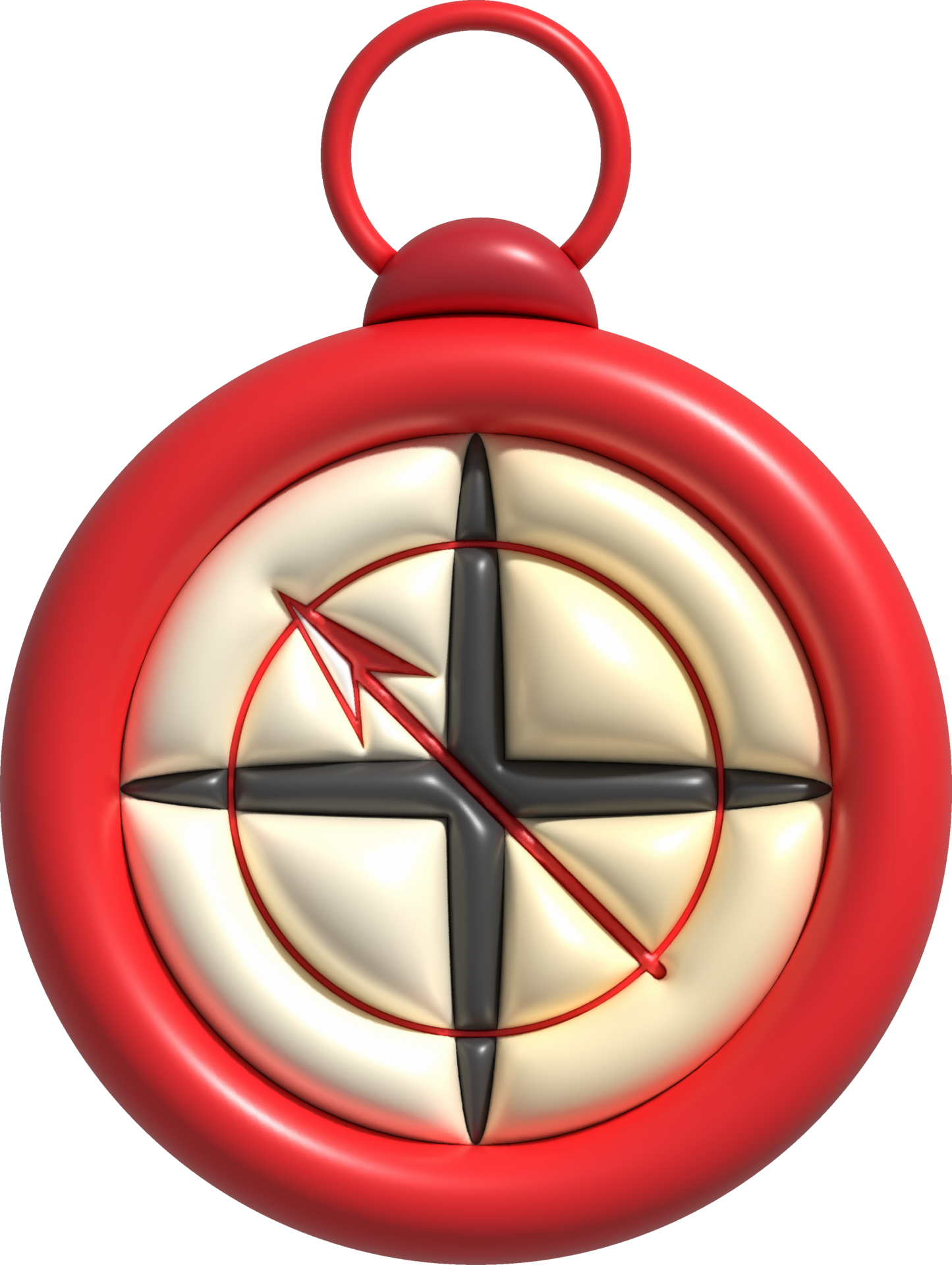 3d Illustration Compass Tool Navigation Device Compass Object For Navigation And Orientation