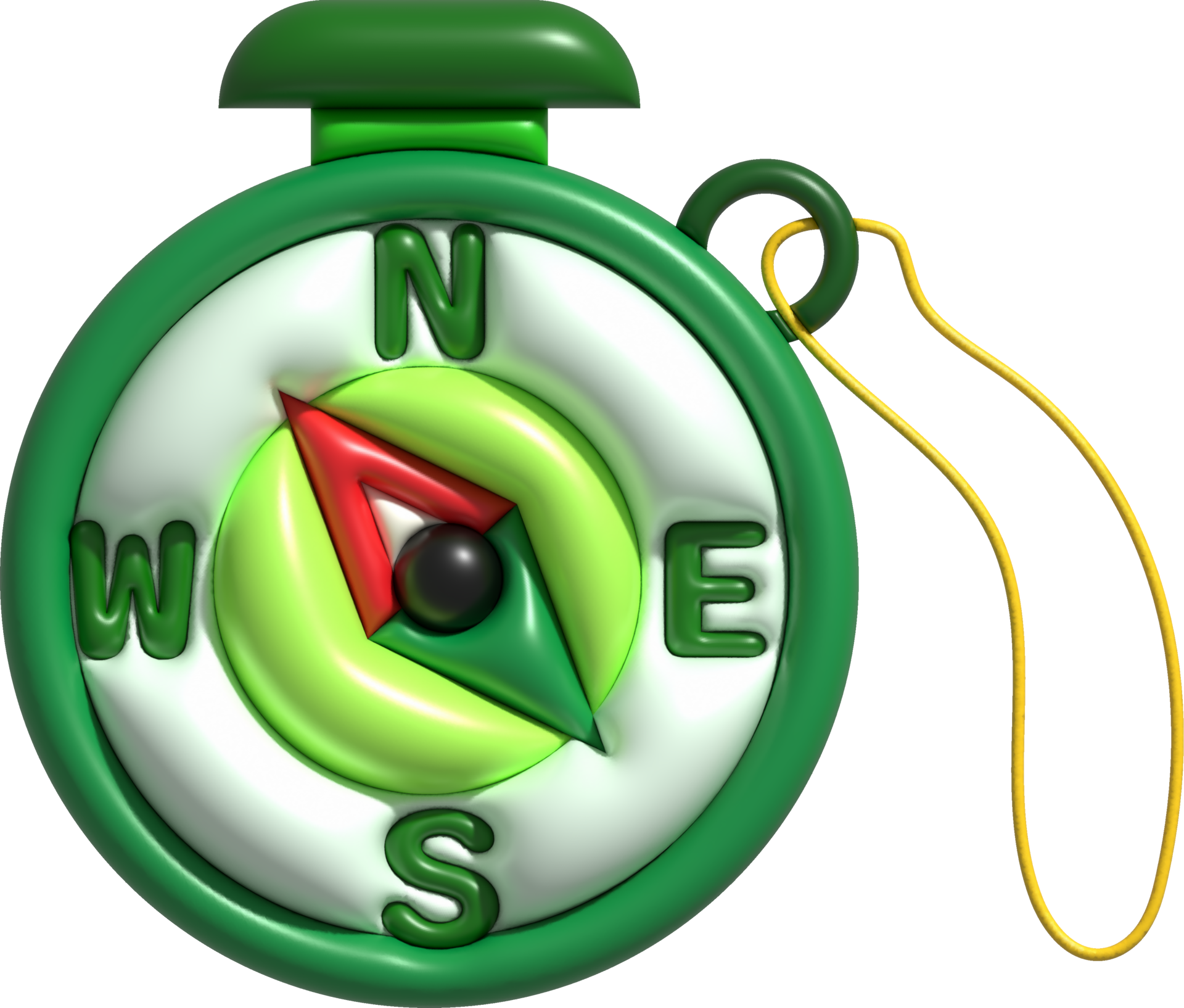 3d Illustration Compass Tool Navigation Device Compass Object For Navigation And Orientation