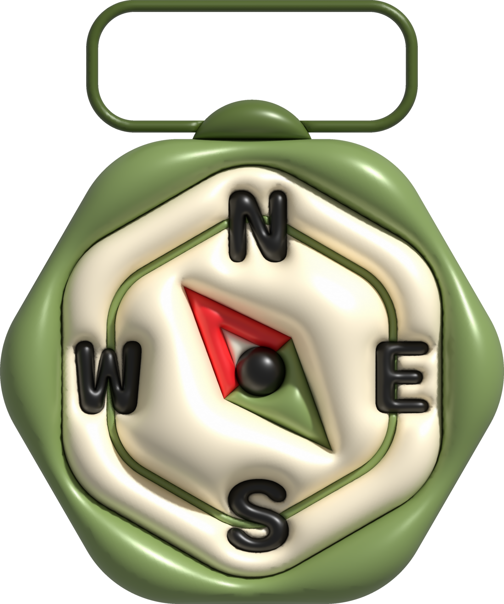 3d Illustration Compass Tool Navigation Device Compass Object For Navigation And Orientation