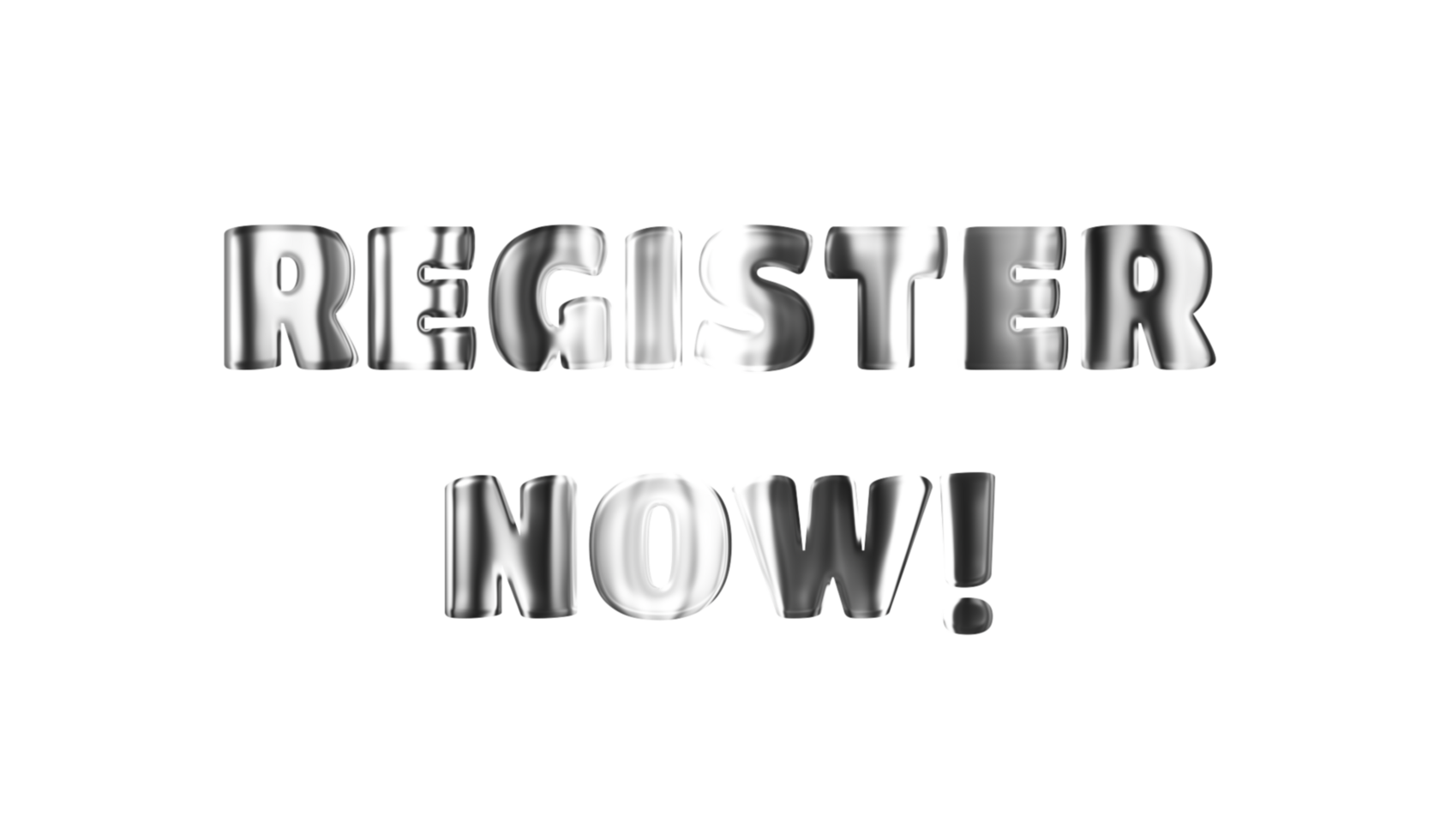 Text REGISTER NOW silver 3d digital technology 26914782 PNG Text REGISTER NOW silver 3d digital technology 26914782 PNG
