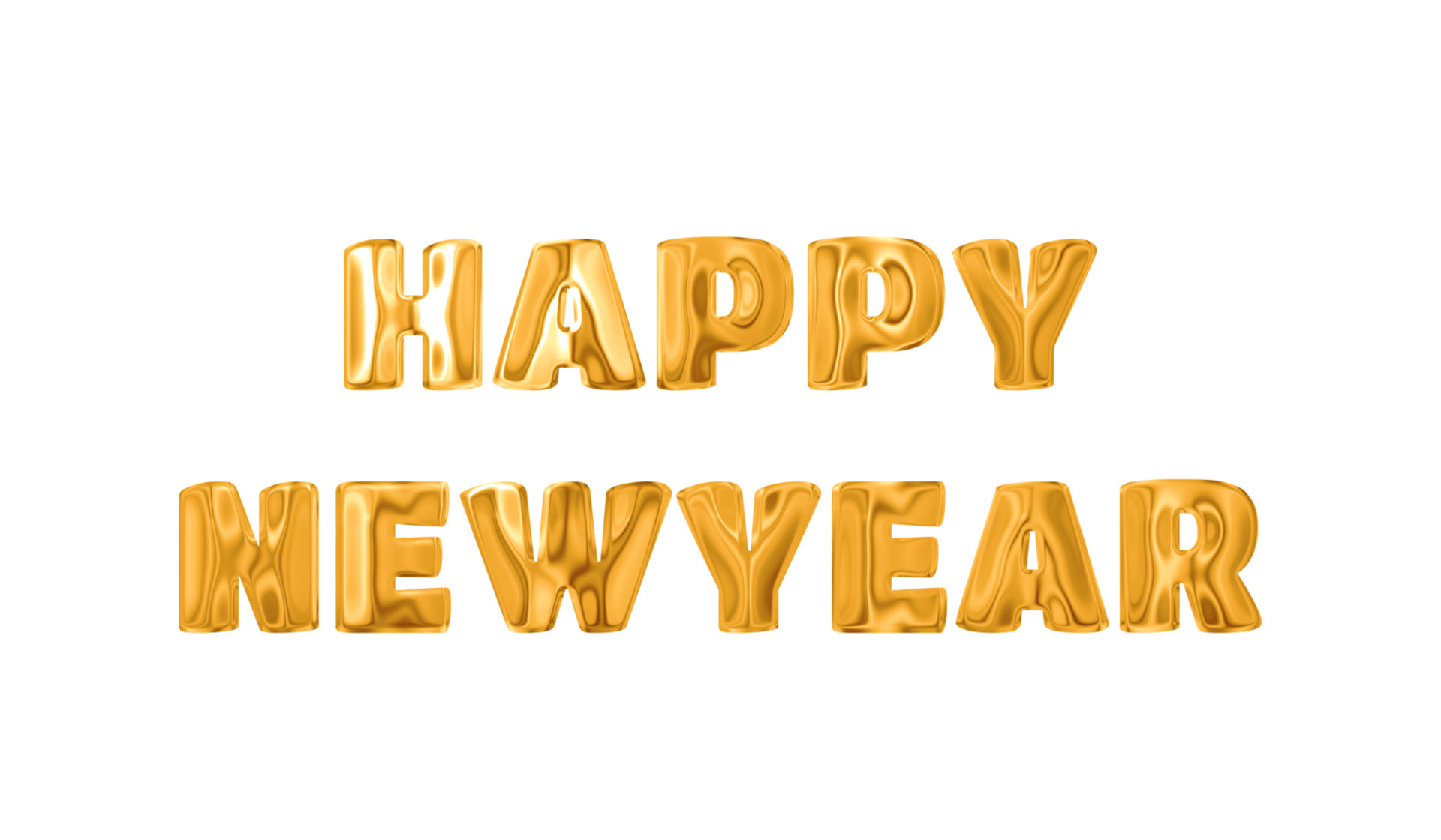 Text HAPPY NEWYEAR golden 3d digital technology 26914911 PNG Text HAPPY NEWYEAR golden 3d digital technology 26914911 PNG
