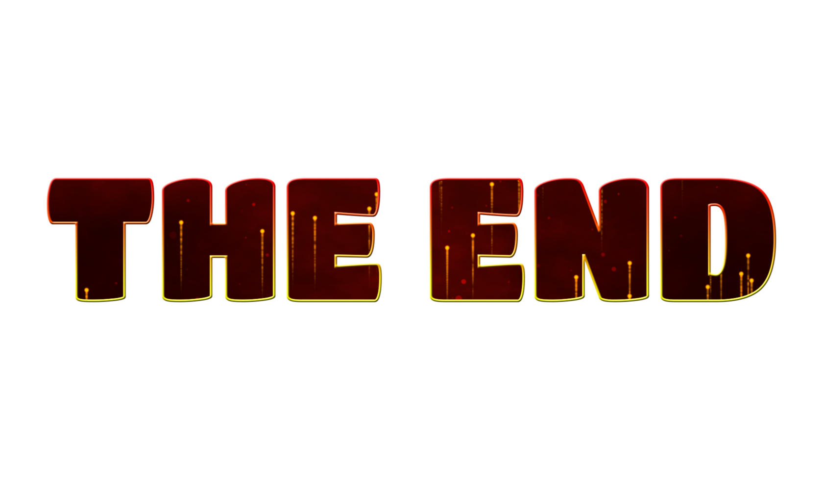 Text THE END 3d digital technology 26914930 PNG Text THE END 3d digital technology 26914930 PNG