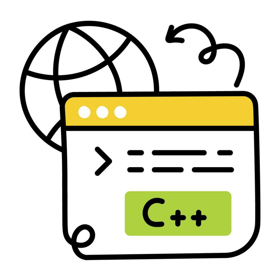 Trendy Browser Coding 26928180 Vector Art at Vecteezy