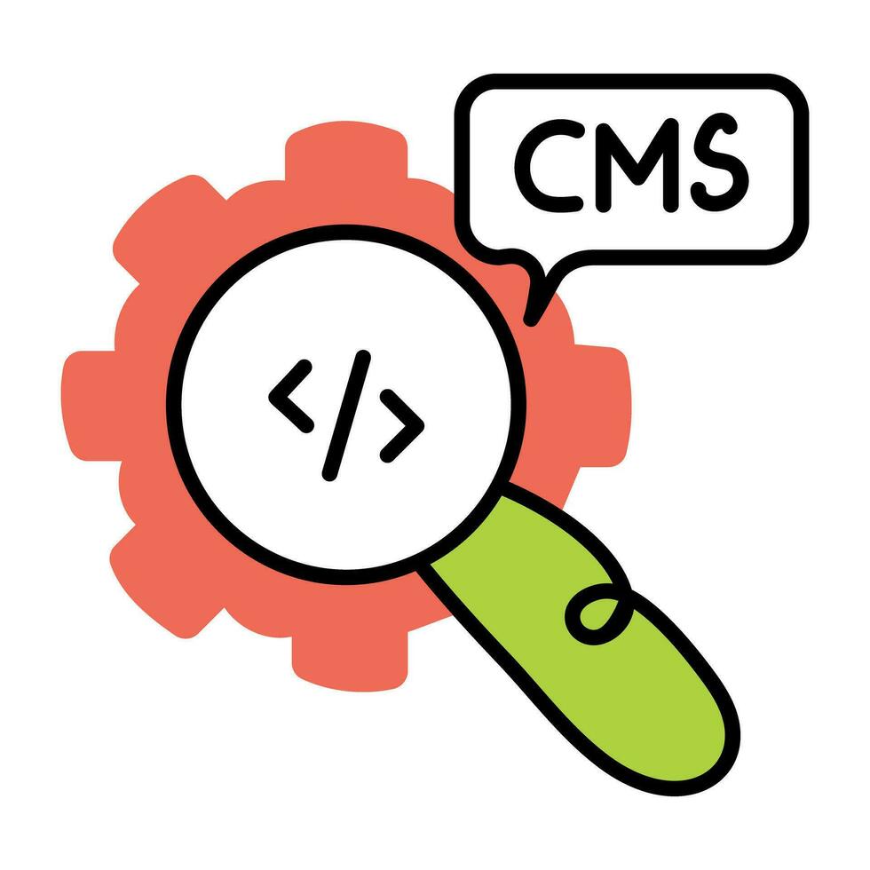 Trendy CMS Search 26943977 Vector Art at Vecteezy