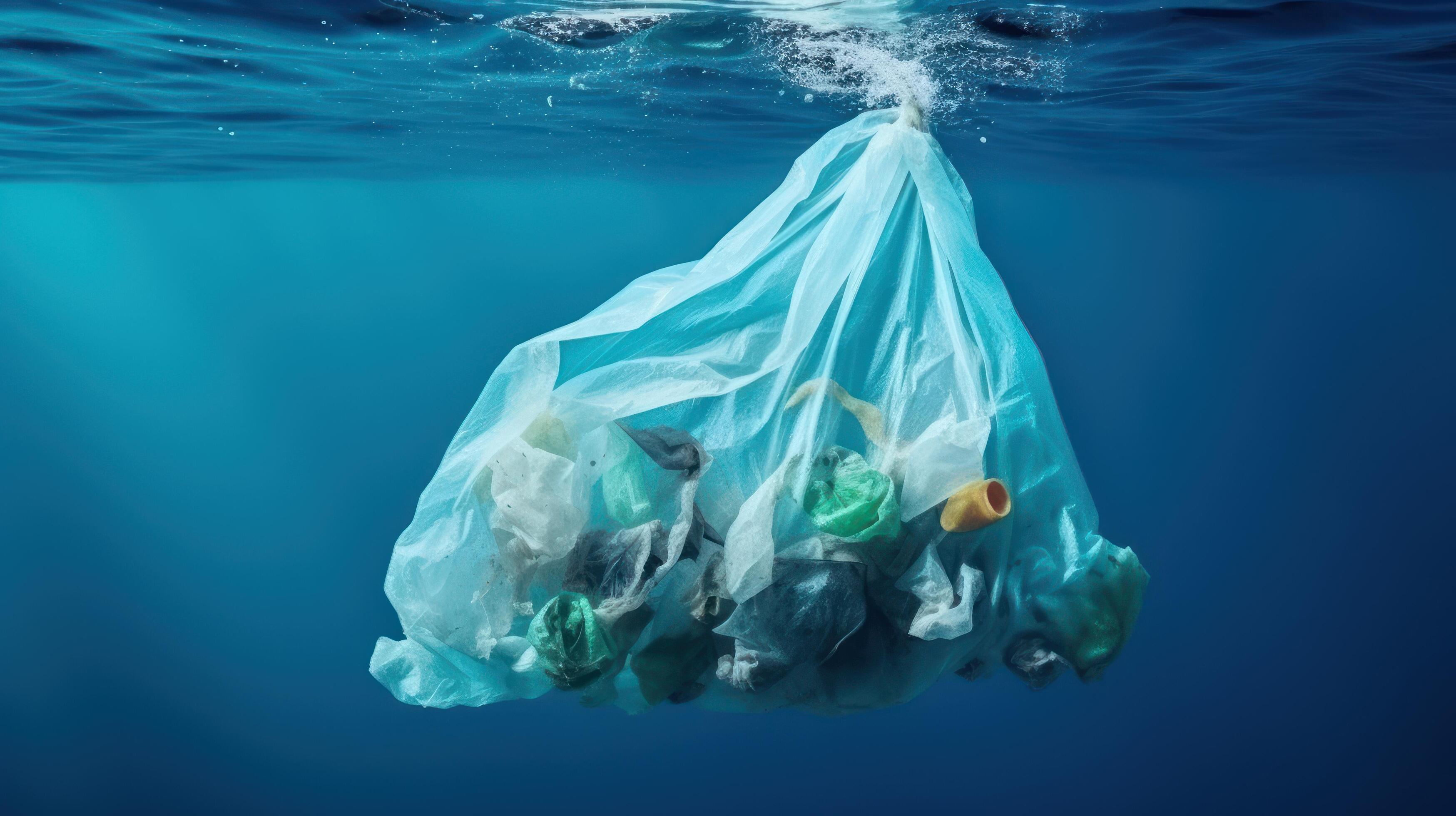 Stop Ocean Plastic Pollution Concept, Environmental Problem Plastic and ...