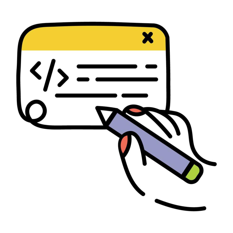 Trendy Create Code 26956094 Vector Art at Vecteezy