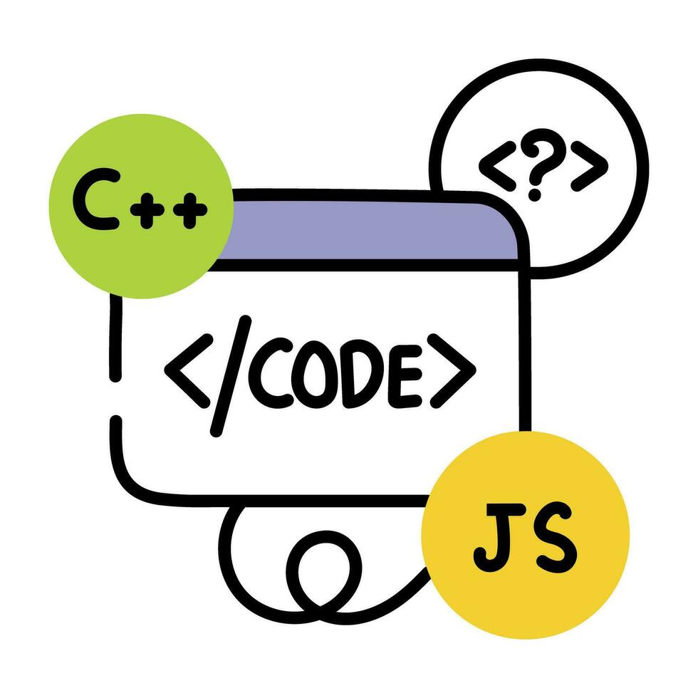 Trendy Programming Languages 26956111 Vector Art at Vecteezy