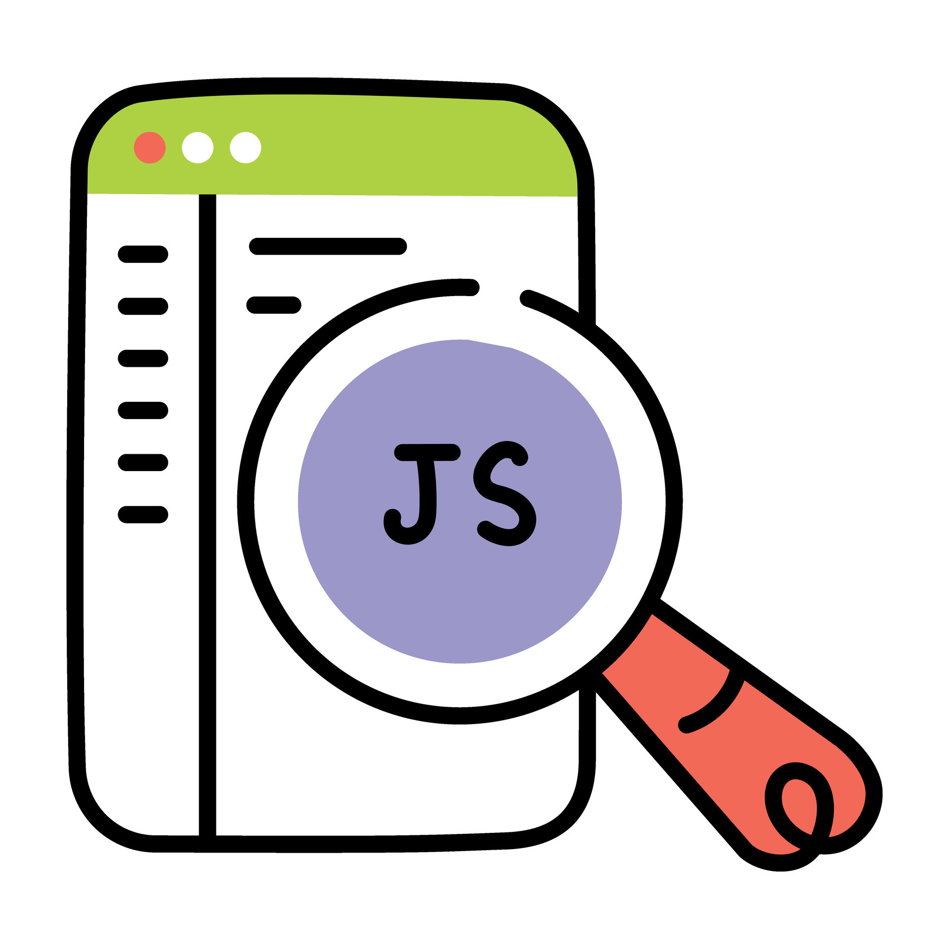 Trendy JS Programming 26956113 Vector Art at Vecteezy