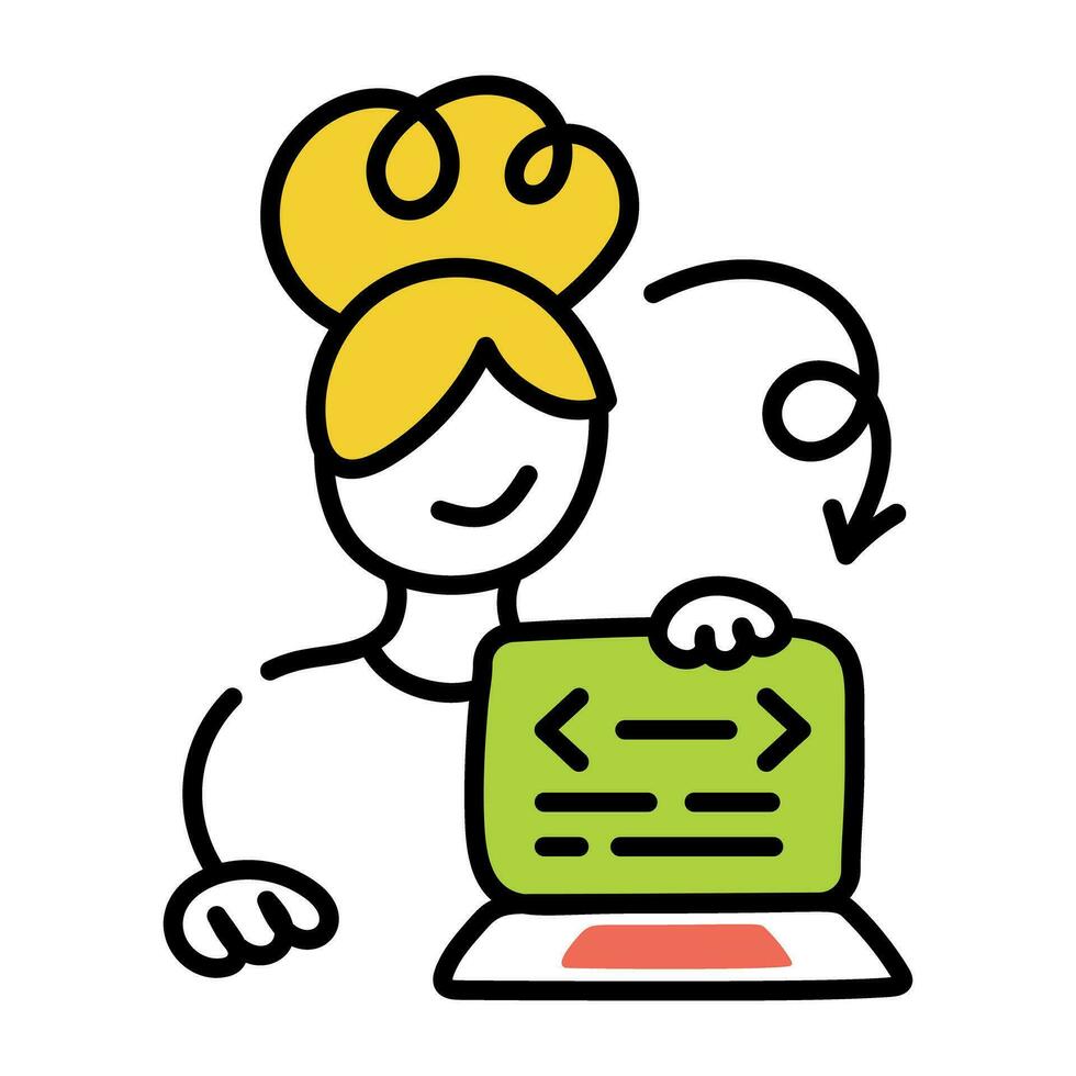 Trendy Coding Expert 26956183 Vector Art at Vecteezy