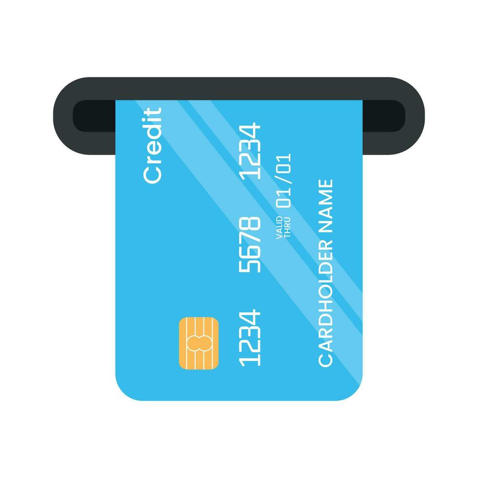 Inserting a credit card into an ATM 26956563 Vector Art at Vecteezy Inserting a credit card into an ATM 26956563 Vector Art at Vecteezy
