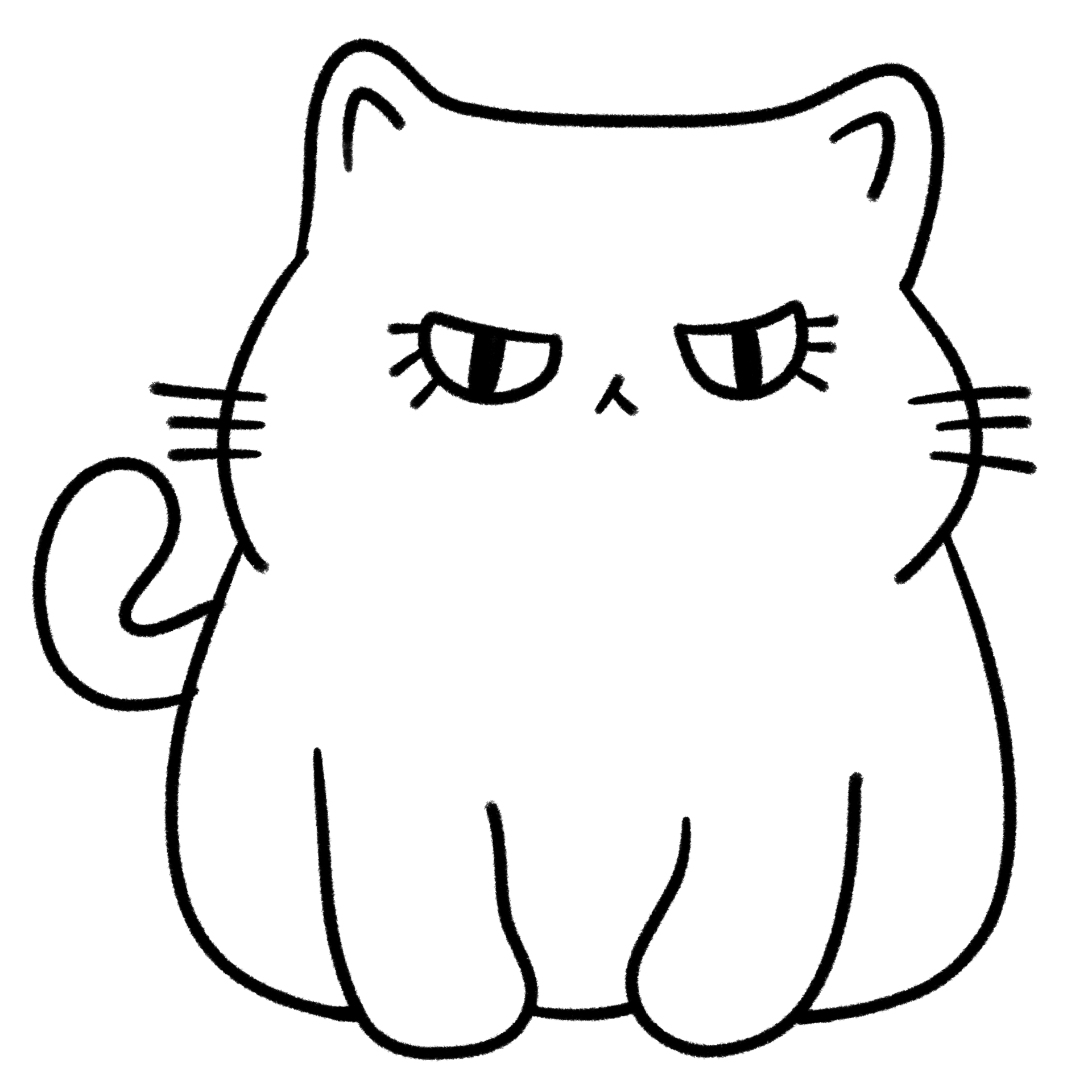Illustration of cute chubby cat 26957501 PNG Illustration of cute chubby cat 26957501 PNG